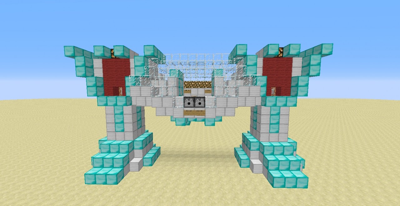 Robot fight PvP Minecraft Map