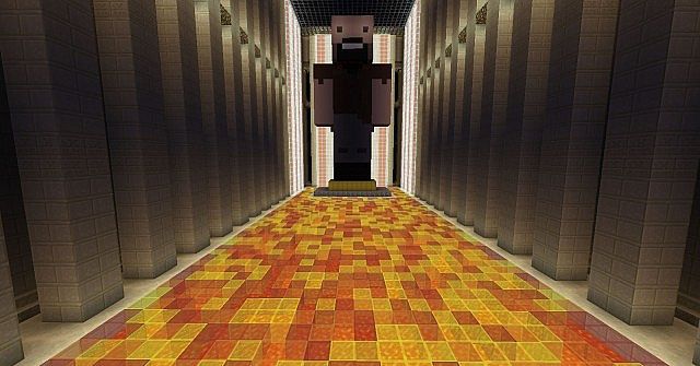 Minecraft Parthenon with the statue Notch Minecraft Map