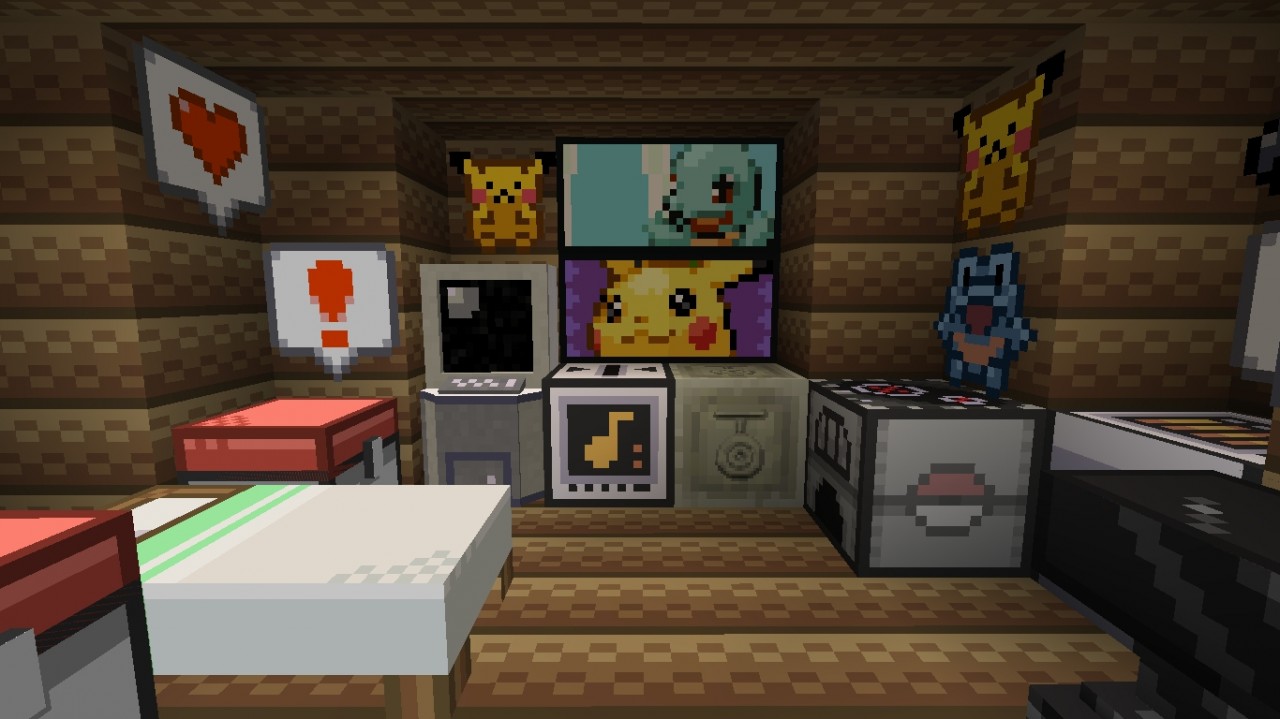 Poke' town Minecraft Map