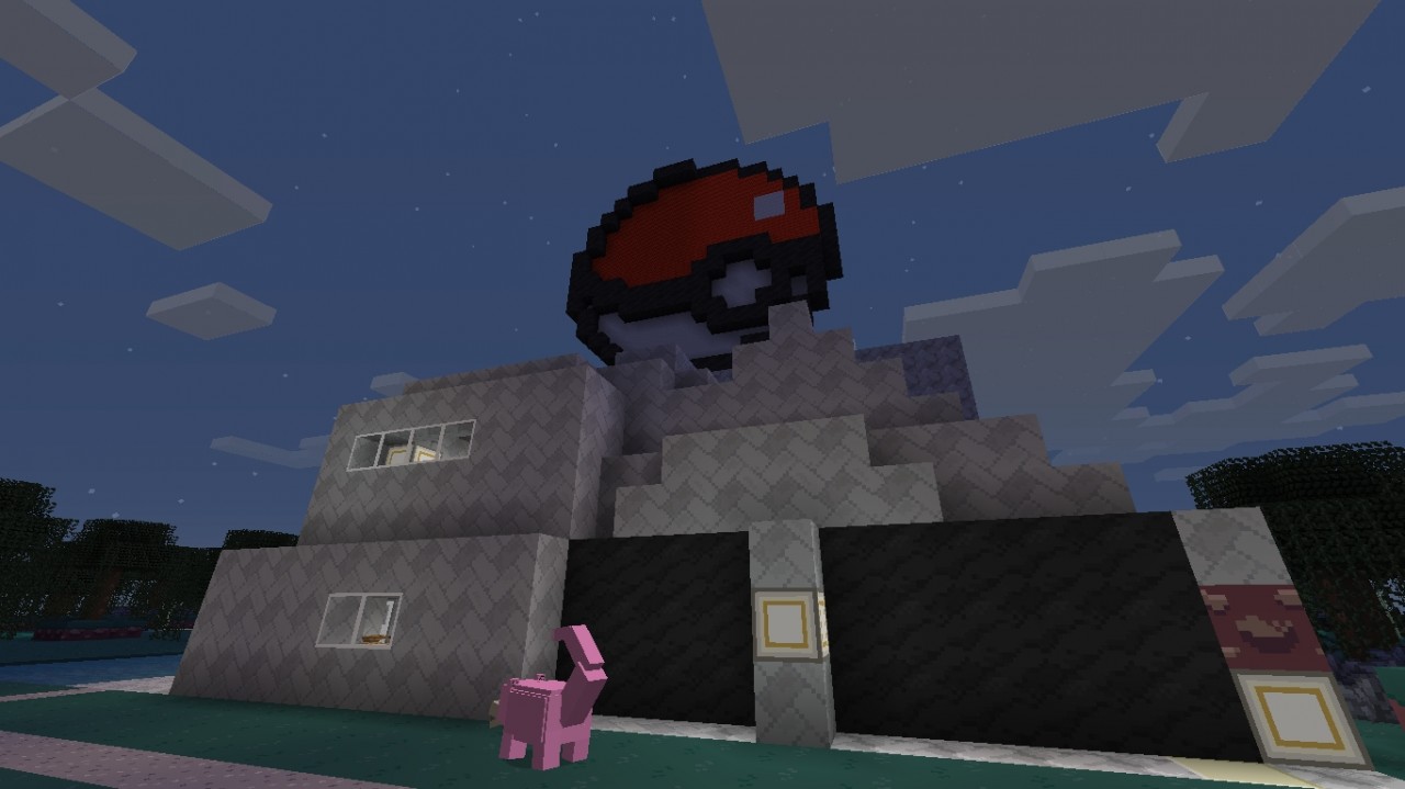 Poke' town Minecraft Map