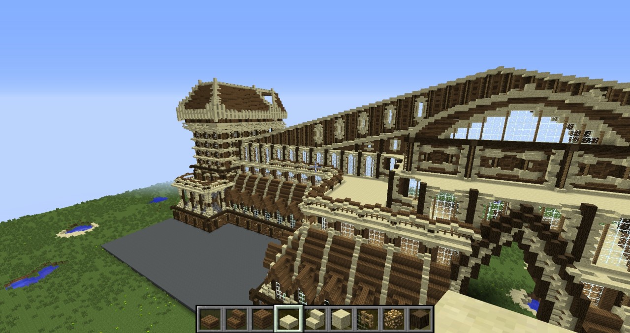 Giant building in progress Minecraft Map