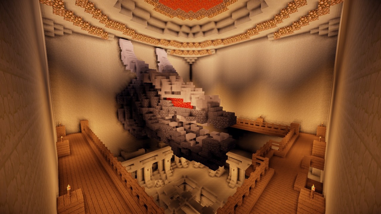 Dragon Head Mob Arena Minecraft Map