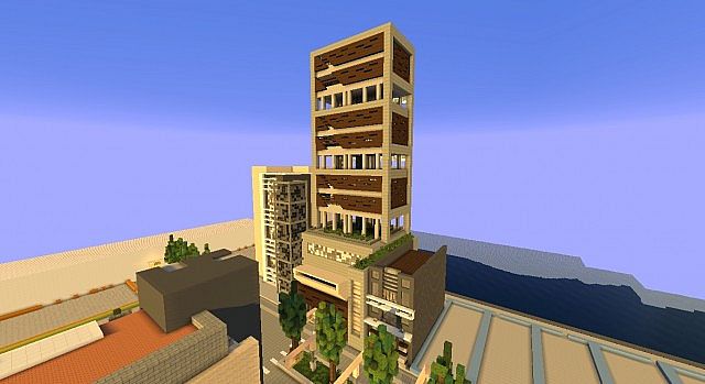 Modern style tower Minecraft Map