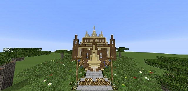 Wooden castle Minecraft Map