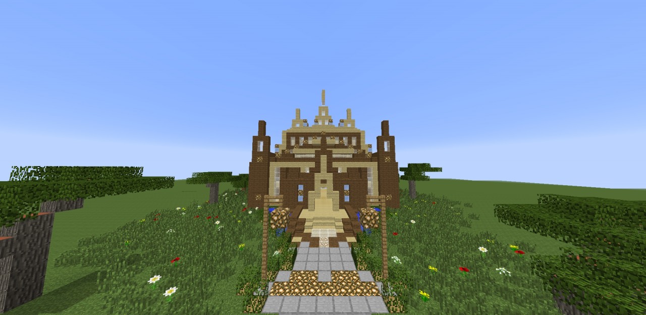 Wooden castle Minecraft Map