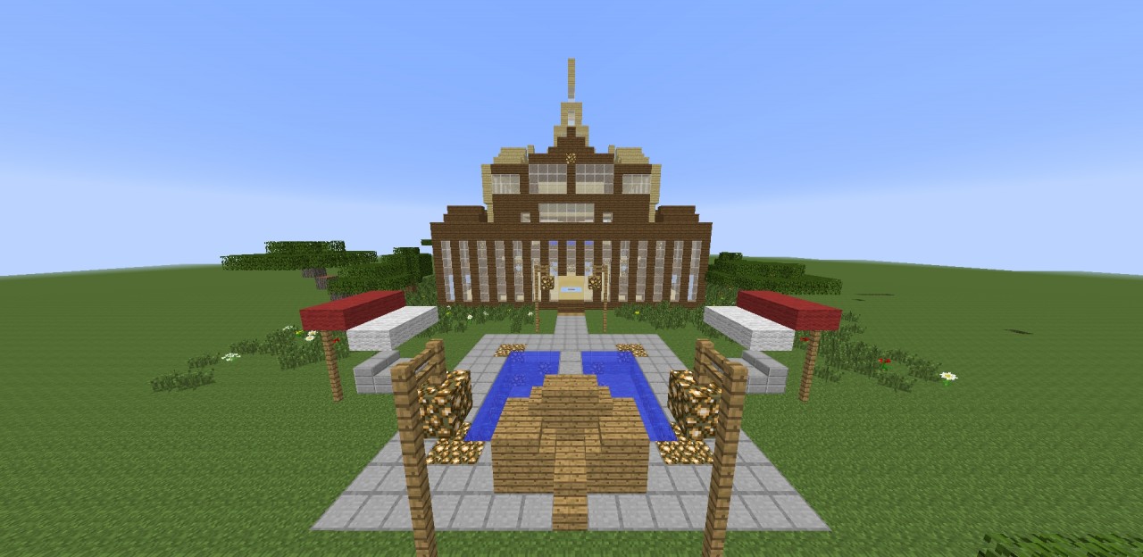 Wooden castle Minecraft Map
