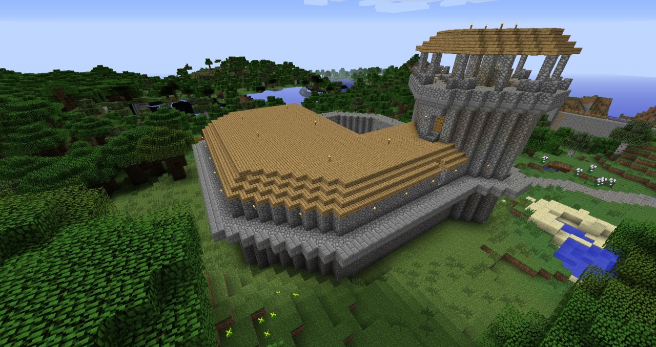 Castle Wars Team Death-match Arena Minecraft Map