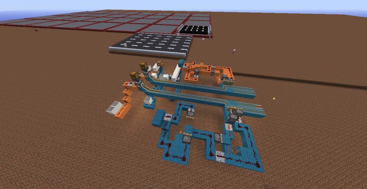4 Way Rail Car Switcher Minecraft Map