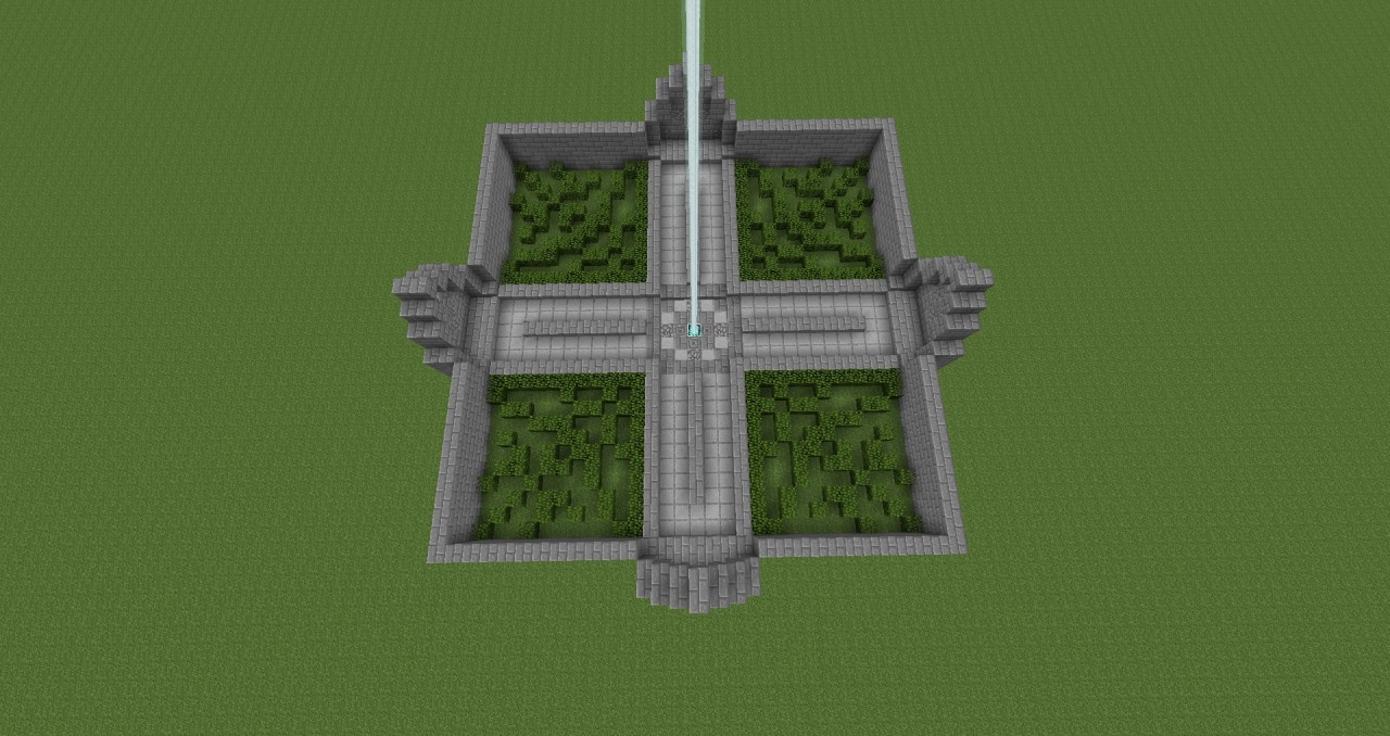 Small server spawn Minecraft Map