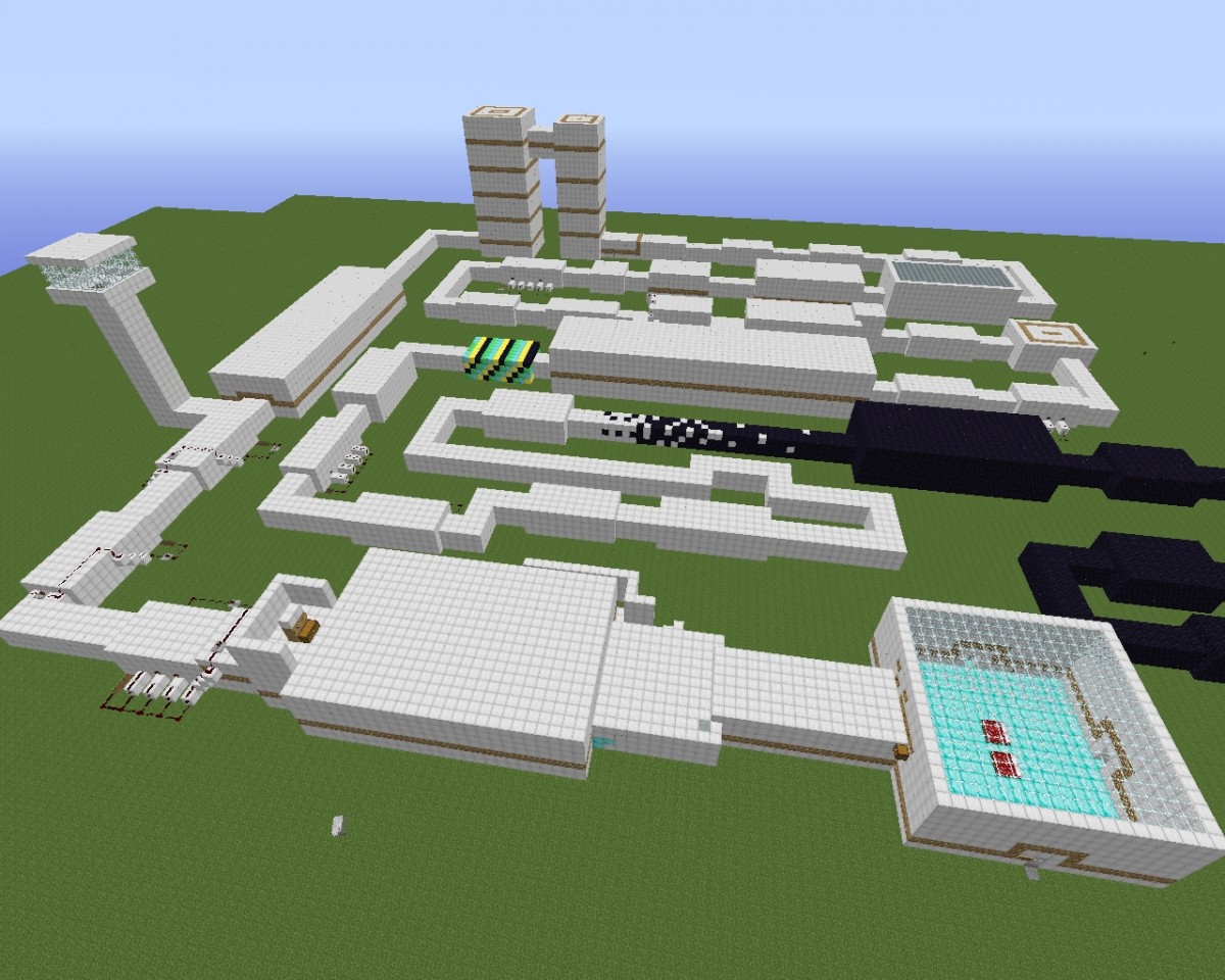 Challenge on the Line Minecraft Map