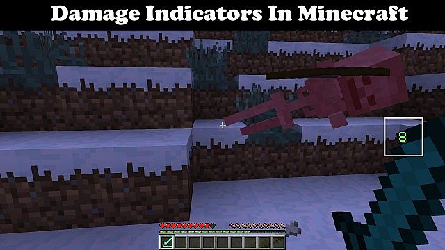 Damage Indicators In Minecraft Minecraft Map