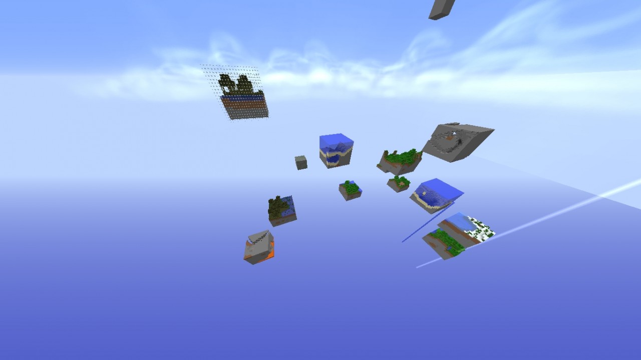 Cube Land.. In Vinnila Minecraft Map