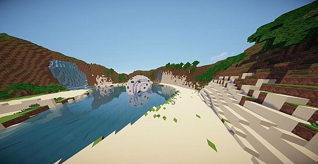 Mario Kart: Yoshi Falls Minecraft Map