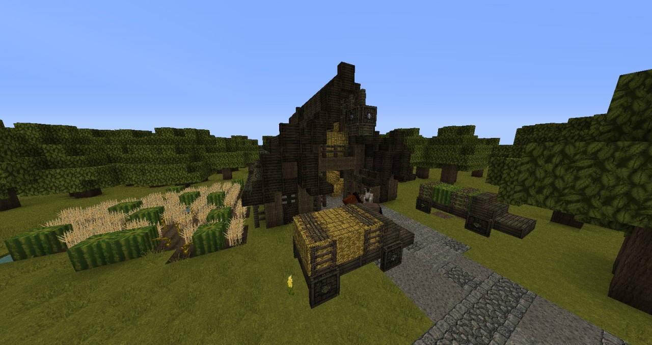 Rustic Style Farm Minecraft Map