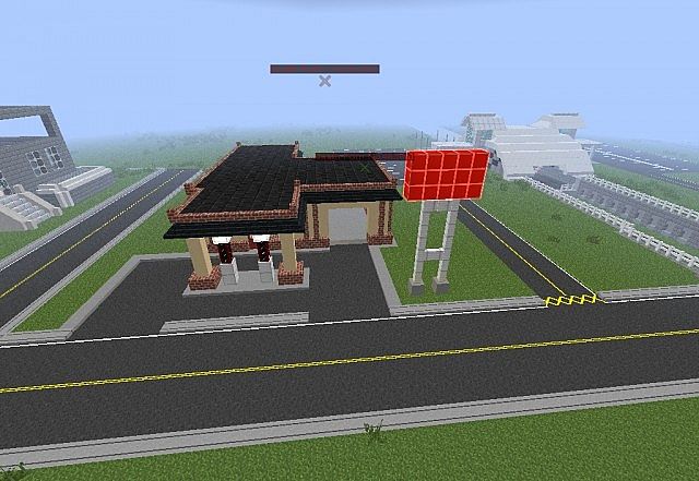 corner store/gas station Minecraft Map