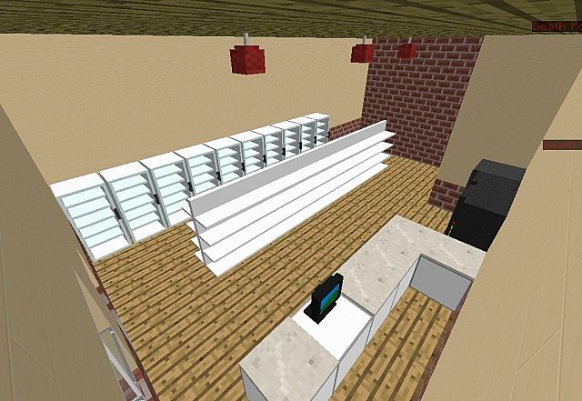corner store/gas station Minecraft Map