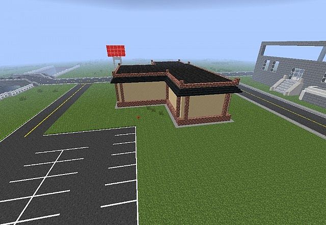 corner store/gas station Minecraft Map