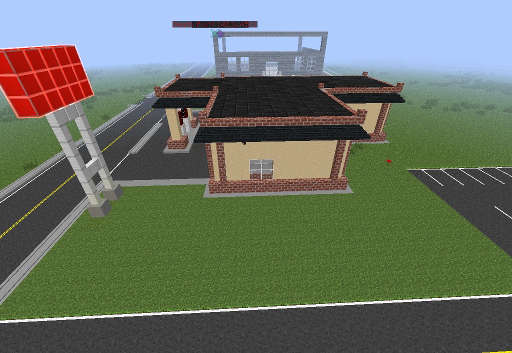 corner store/gas station Minecraft Map
