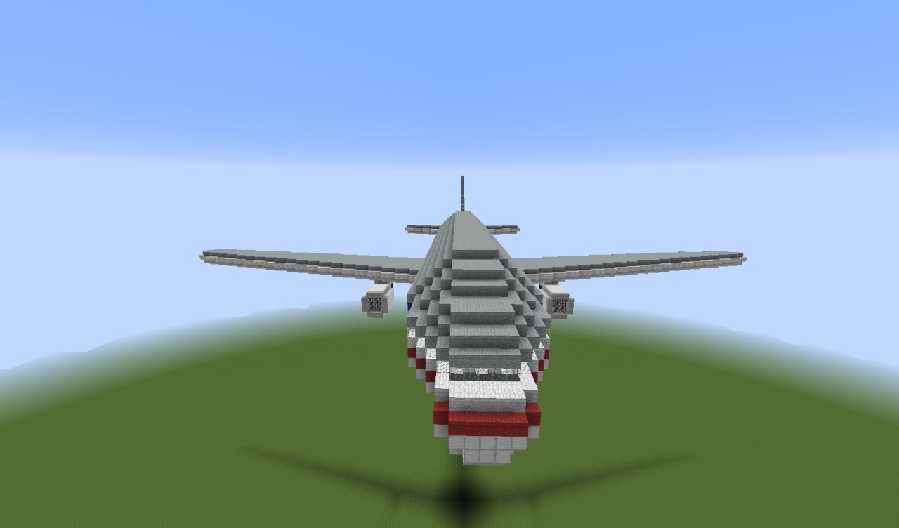 American Airlines Boeing 777 Minecraft Map