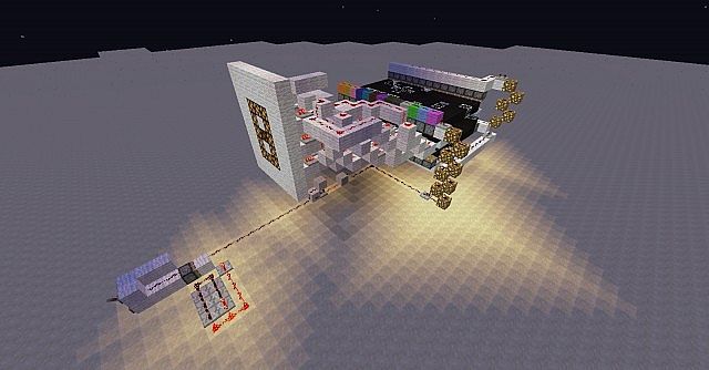 0-9 redstone number display Minecraft Map
