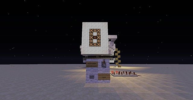 0-9 redstone number display Minecraft Map