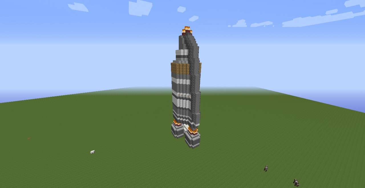 Rocket ship Minecraft Map