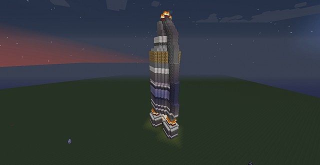 Rocket ship Minecraft Map