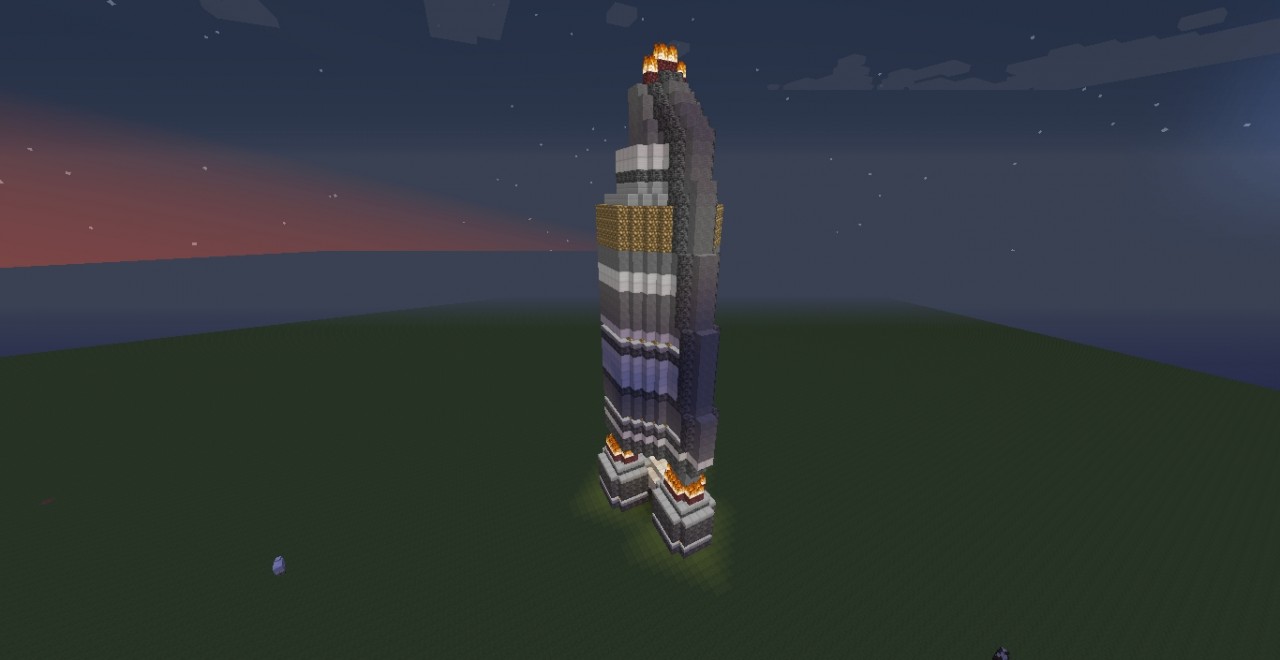 Rocket ship Minecraft Map