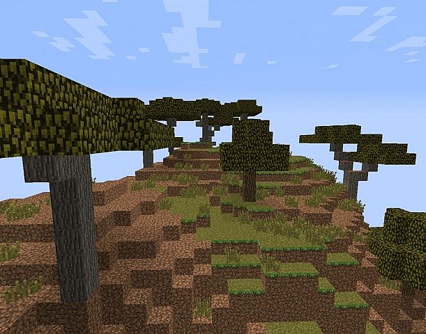 SEED > Really High Savanna Mountains Minecraft Map