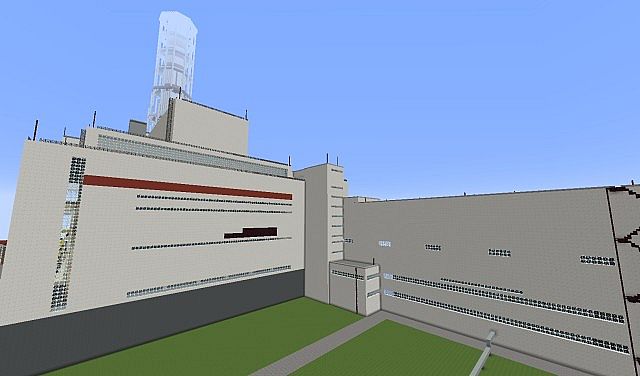 2/1 Scale Chernobyl Nuclear Power Plant 1985 Minecraft Map