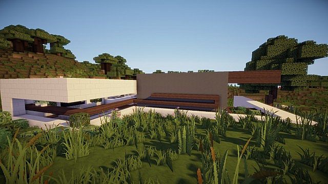 Zen | An organic modern home Minecraft Map