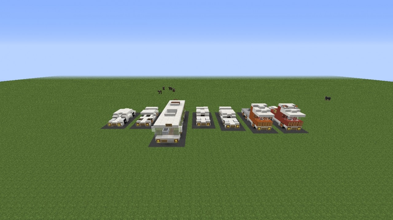 vehicle collection Minecraft Map