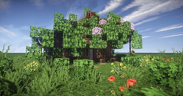Spring's style house Minecraft Map