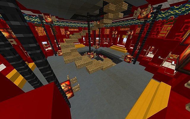 The temple of Buddhist Virtue Minecraft Map