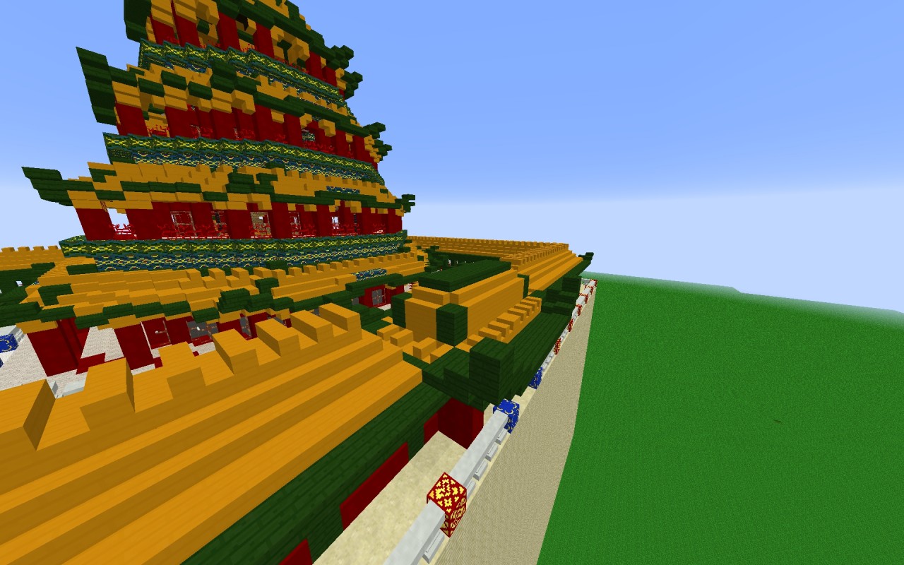 The temple of Buddhist Virtue Minecraft Map