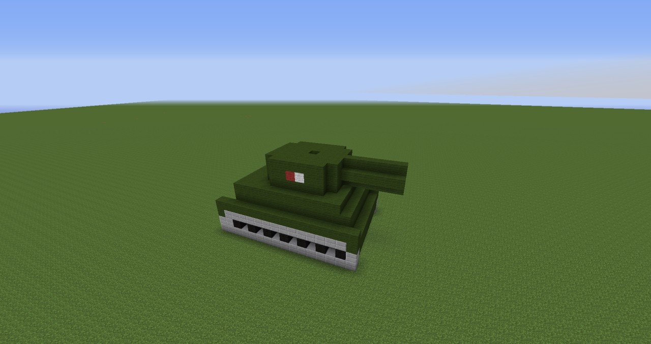 Minecraft - 3D Working Tank Minecraft Map