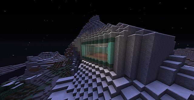 House Inside a Mountain [1.8] Minecraft Map