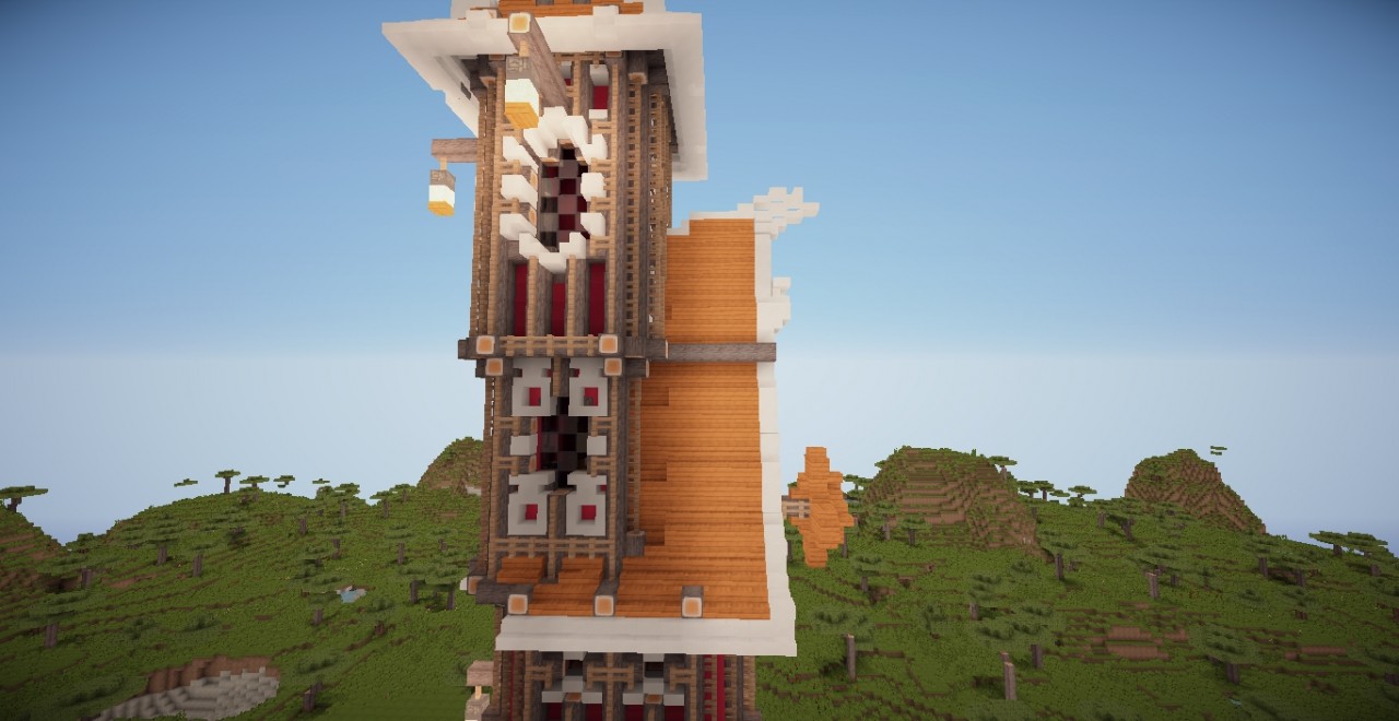 Neo-Steampunk Village Minecraft Map