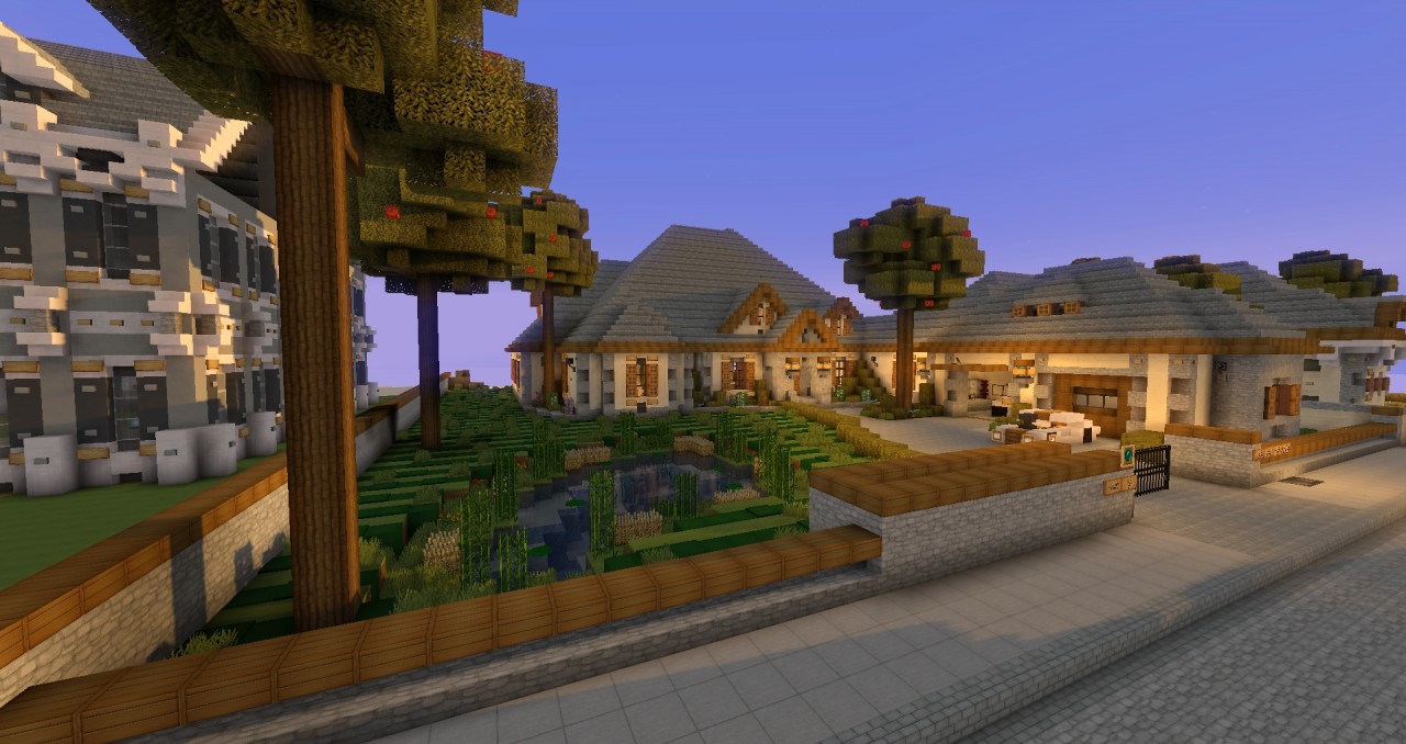 Small Traditional Mansion Minecraft Map