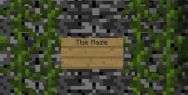 The maze Minecraft Map