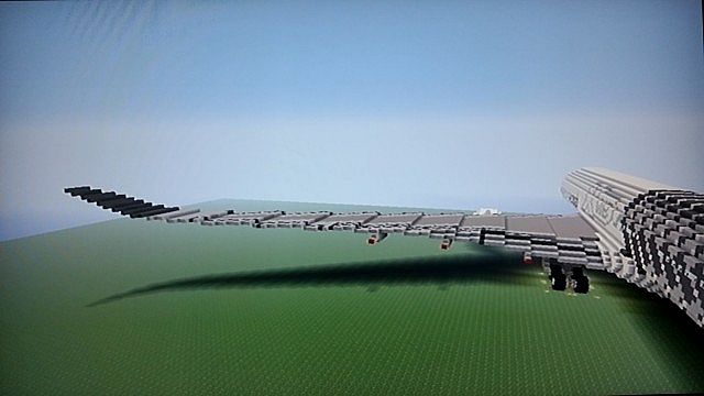 Airbus a350-900 (Carbon Livery) Minecraft Map