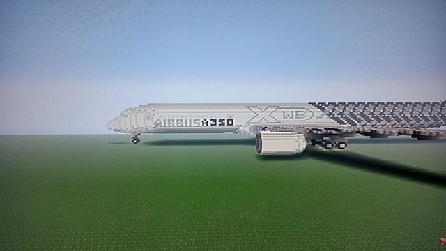 Airbus a350-900 (Carbon Livery) Minecraft Map
