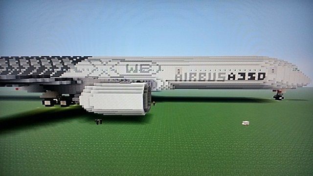 Airbus a350-900 (Carbon Livery) Minecraft Map