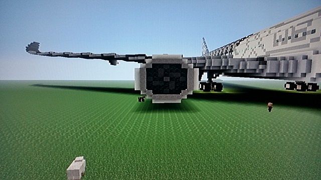 Airbus a350-900 (Carbon Livery) Minecraft Map