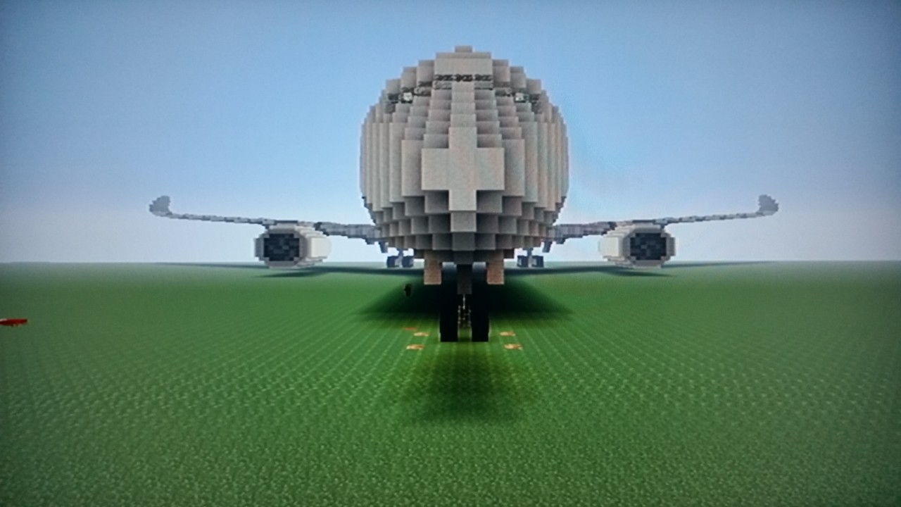 Airbus a350-900 (Carbon Livery) Minecraft Map