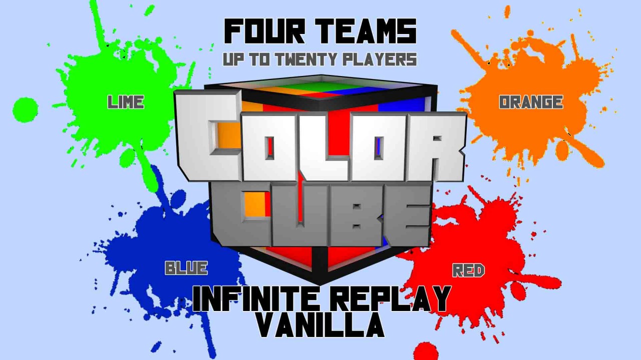 ColorCube - A Painting Minigame by Musclecraft. Minecraft Map