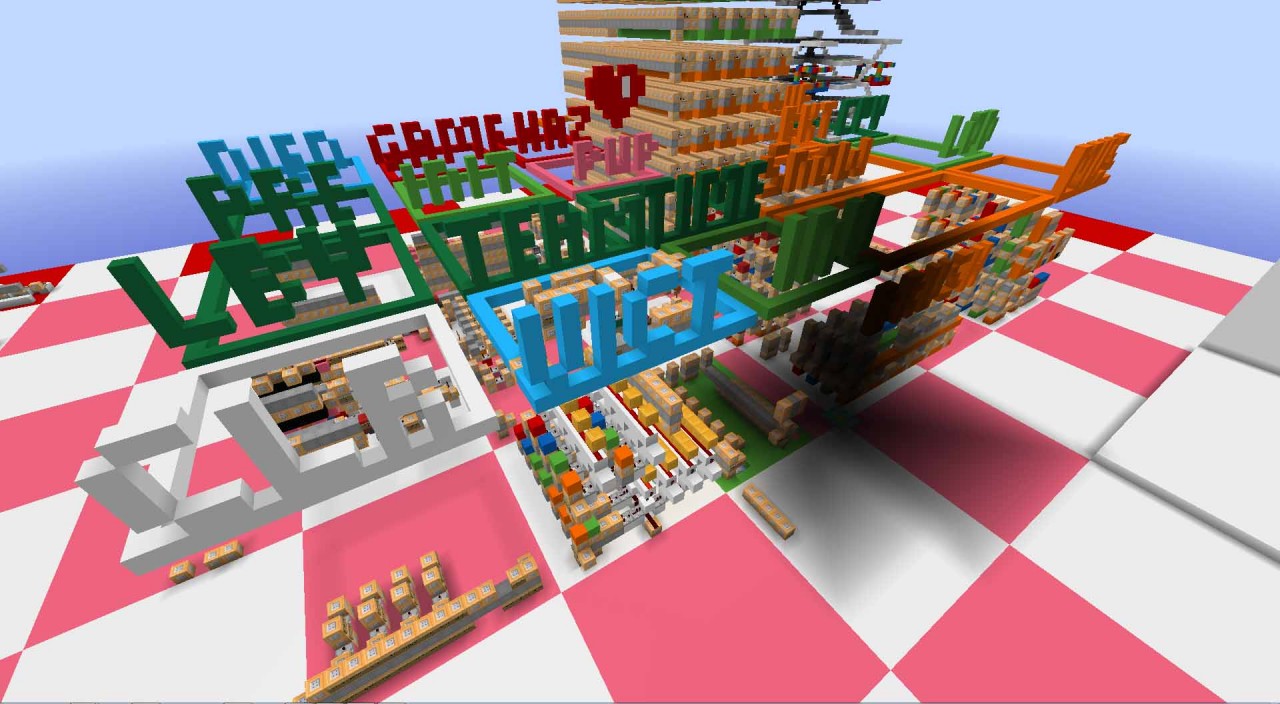 ColorCube - A Painting Minigame by Musclecraft. Minecraft Map