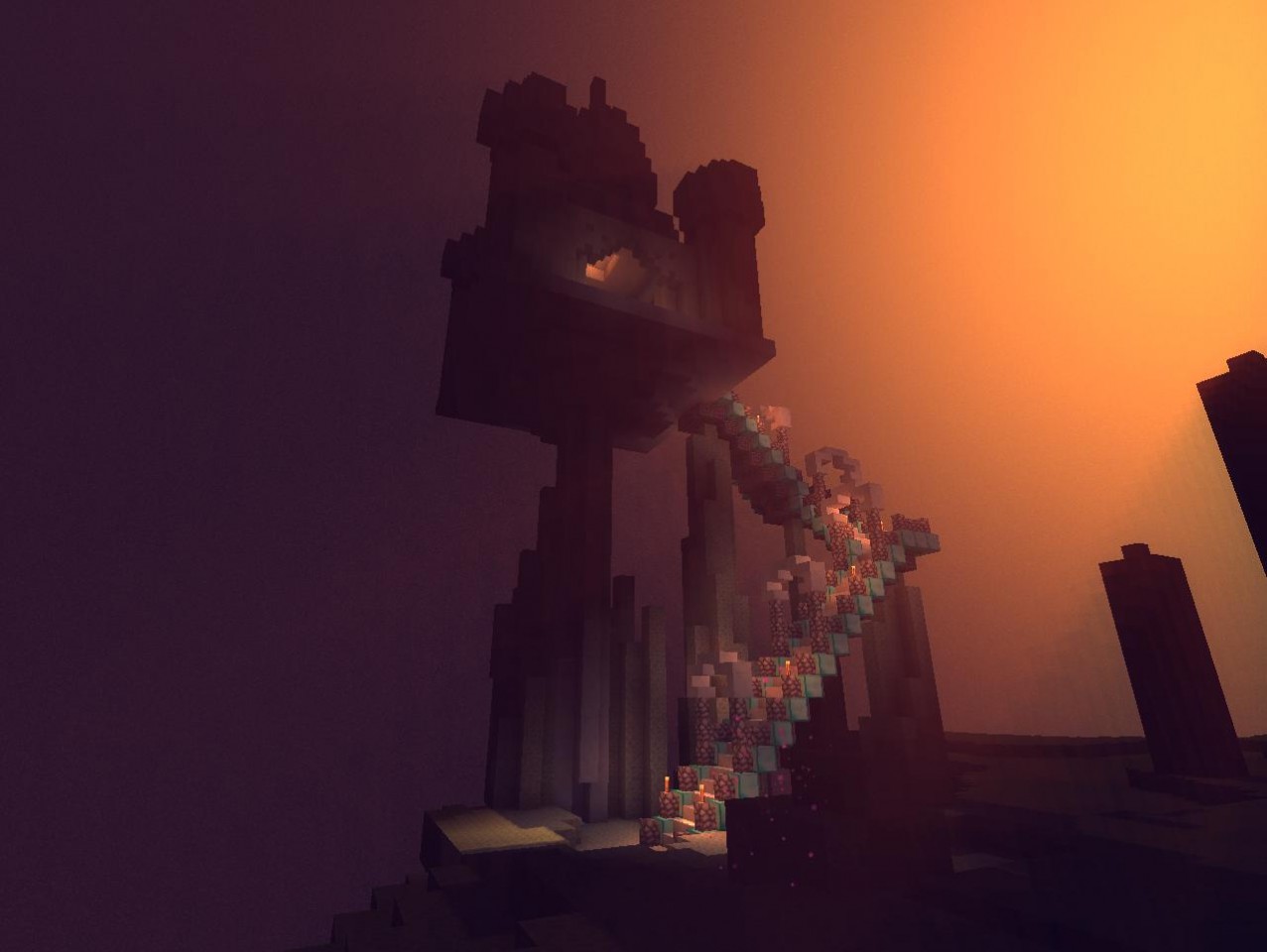 "The End" World Spawn Minecraft Map