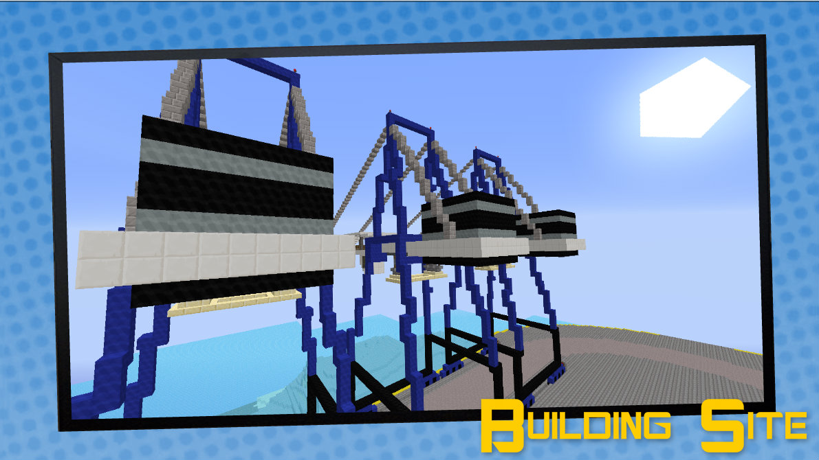 Pixelation Studios: Projects - Building Site Minecraft Map