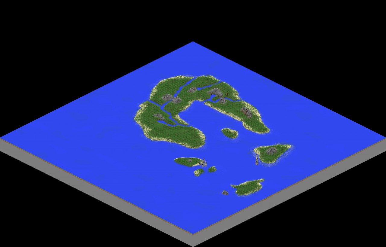 clamshell island Minecraft Map